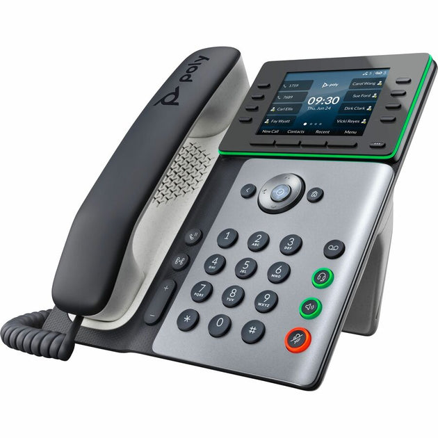 Poly Edge E350 IP Phone - Corded - Corded/Cordless - Wi-Fi, Bluetooth | PcHybrid