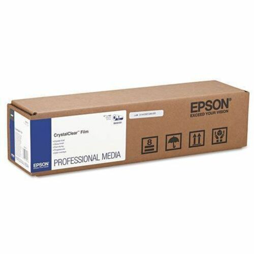EPSON Crystal Clear Film, 17 x 100 Roll - This extremely clear media i ...