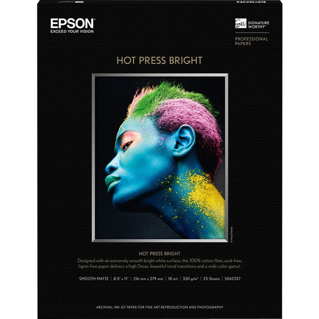 PAPER HOT PRESS BRIGHT 8.5X11 25CT | PcHybrid