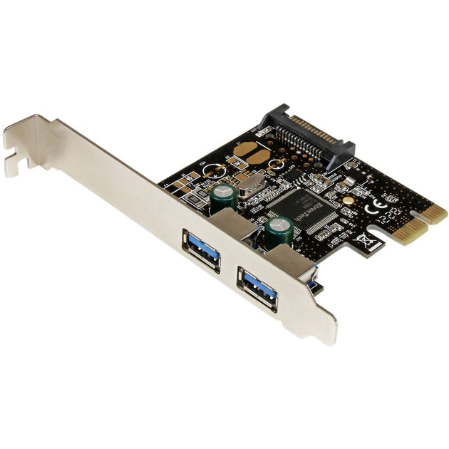 StarTech.com 2 Port PCI Express PCIe SuperSpeed USB 3.0 Controller Car ...