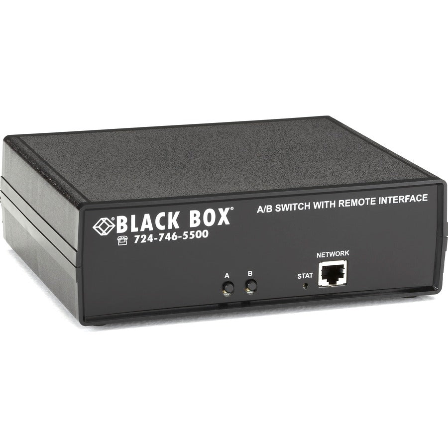 Black Box CAT6 A/B Switch - Latching RJ45 Remote Controlled Ethernet R ...