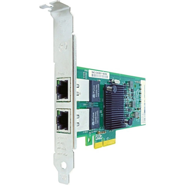 Axiom 10/100/1000Mbs Dual Port RJ45 PCIe x4 NIC Card for IBM - 42C1780 ...