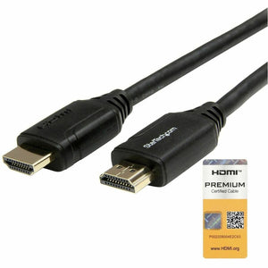 StarTech.com 6ft (2m) Premium Certified HDMI 2.0 Cable with Ethernet ...
