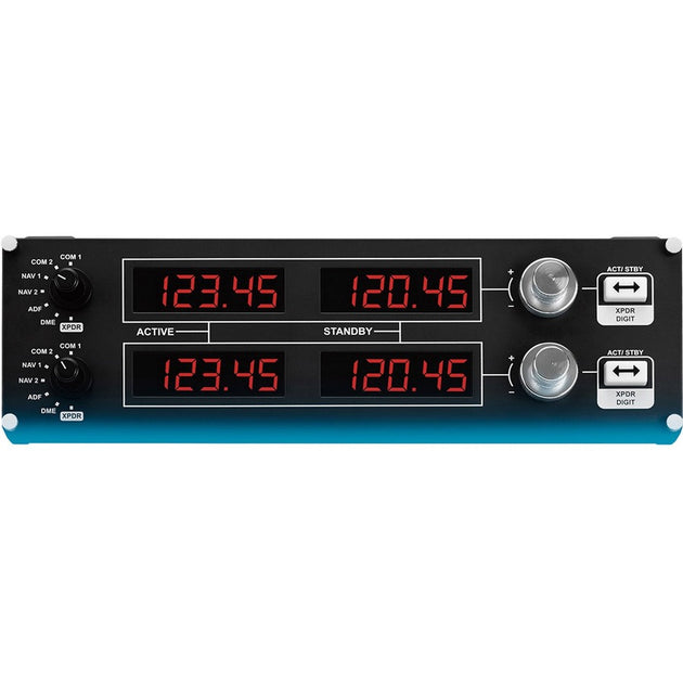 Saitek Flight Radio Panel Professional Simulation Radio Controller ...