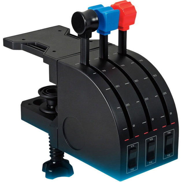 Logitech G Flight Throttle Quadrant Professional Simulation Axis Lever ...