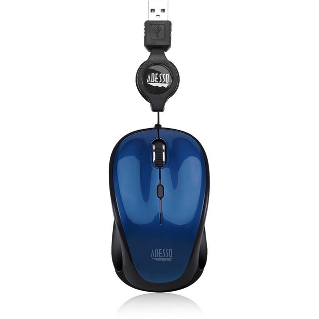 Adesso iMouse S8L - USB Illuminated Retractable Mini Mouse | PcHybrid
