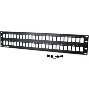 LEGRAND-ORTRONICS 48 PORT, KEYSTONE JACK PANEL FLAT,2RU | PcHybrid