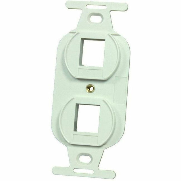 Ortronics 106 FRAME, KEYSTONE, 2 HOLE, FOG WHITE | PcHybrid