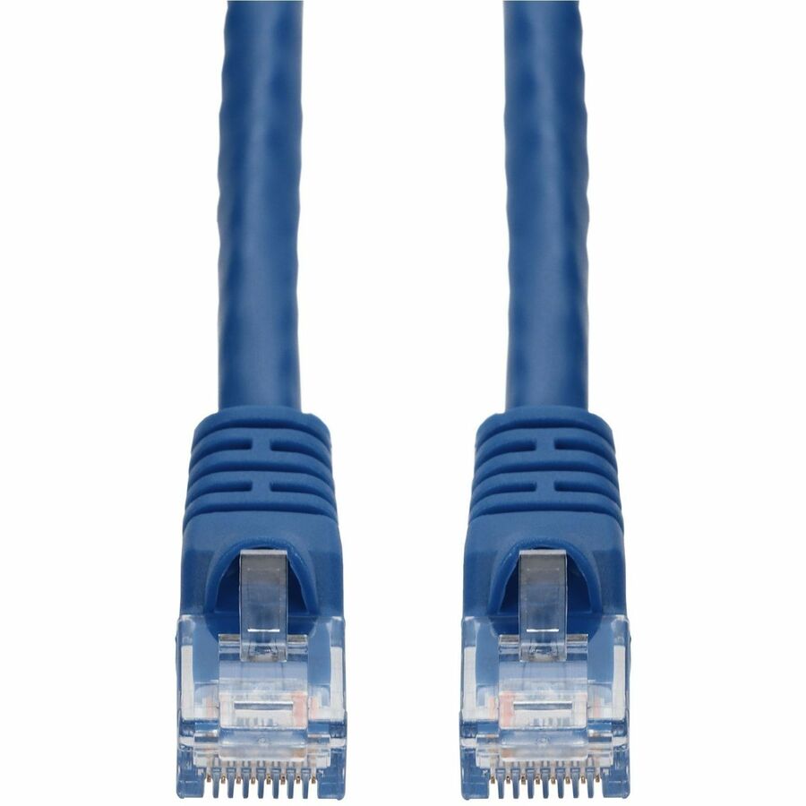 AddOn 8ft Blue CAT 6 PVC Ethernet Cable Snagless Bubble Boot RJ-45 M/M ...