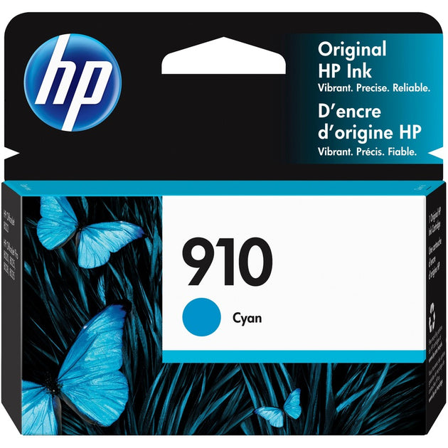 HP 910 Original Standard Yield Inkjet Ink Cartridge - Cyan - 1 Each ...