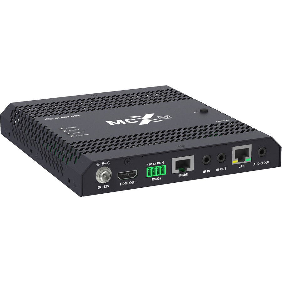 Black Box MCX S7 4K60 Network AV Decoder - HDCP 2.2, HDMI 2.0, 10-GbE ...
