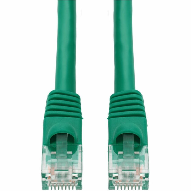 AddOn 26ft Green CAT 6A PVC Ethernet Cable Snagless Bubble Boot RJ-45 ...