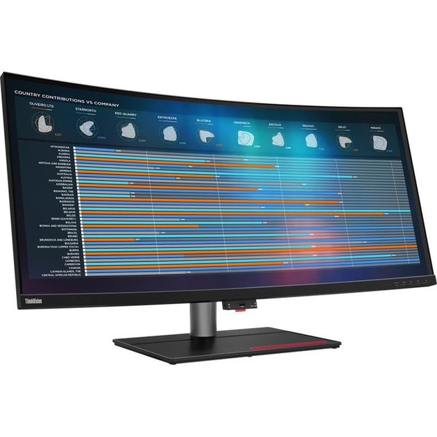 Lenovo ThinkVision P40w-20 - LED Backlight - Curved - 5120 x 2160 - 39 ...