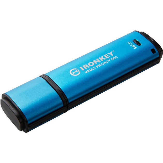 IronKey Vault Privacy 50 Series 16GB USB 3.2 (Gen 1) Type C Flash Driv ...