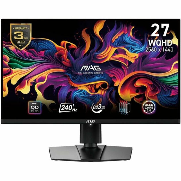 MSI MAG 271QPX QD-OLED E2 27" Class WQHD Gaming OLED Monitor - 16:9 ...