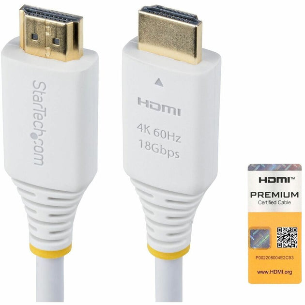 StarTech.com 10ft (3m) Premium Certified High Speed HDMI Cable, 4K 60H ...