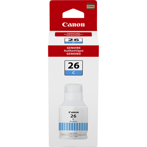 Canon GI-26 Pigment Cyan Ink Bottle | PcHybrid