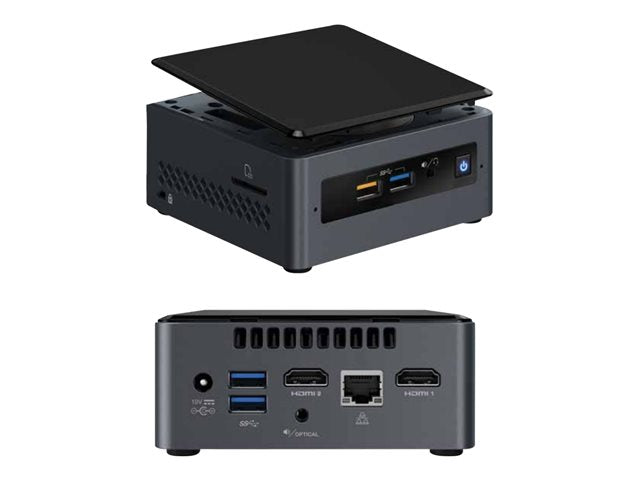 June Canyon nuc7CJYHN. 2c Celeron NUC w/ HDD, US codec, no cord. Suppo ...