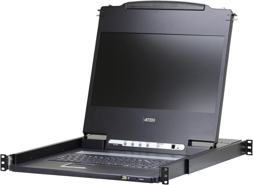 The CL6700MW DVI Full HD LCD Console is a single rail KVM console feat ...