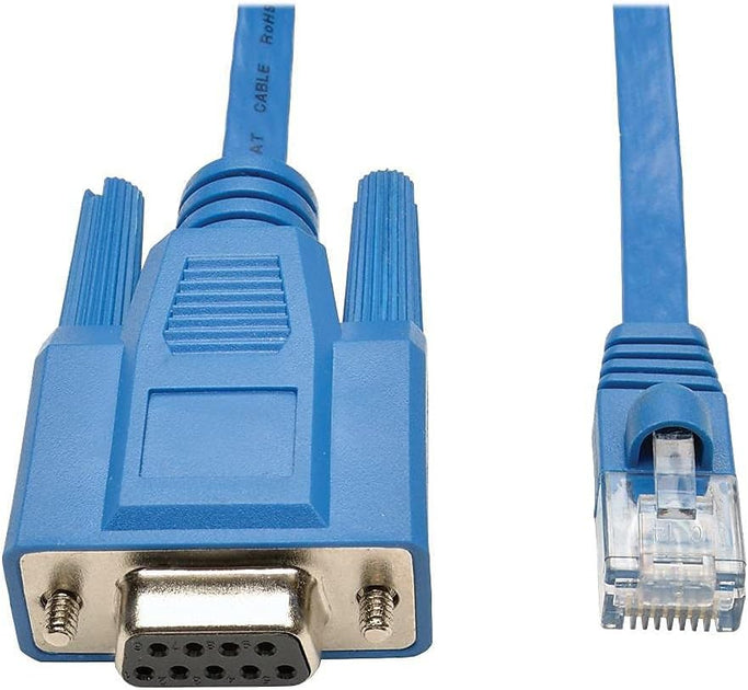 6 ft RJ45 to DB9F Cisco Serial Console Port Rollover Cable | PcHybrid