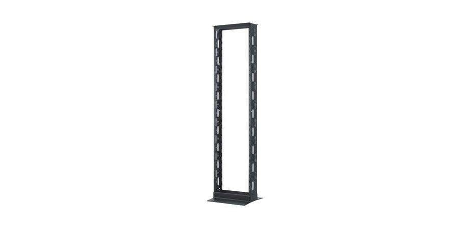Ortronics Standard Equipment Rack, 19 " , Clear, 84.00 "H, 3" Channel ...