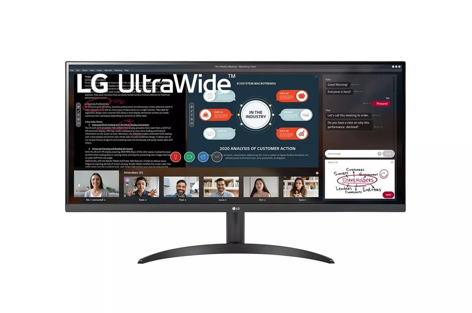 LG Ultrawide 34WP500-B 34" Class UW-UXGA Gaming LCD Monitor - 21:9 ...