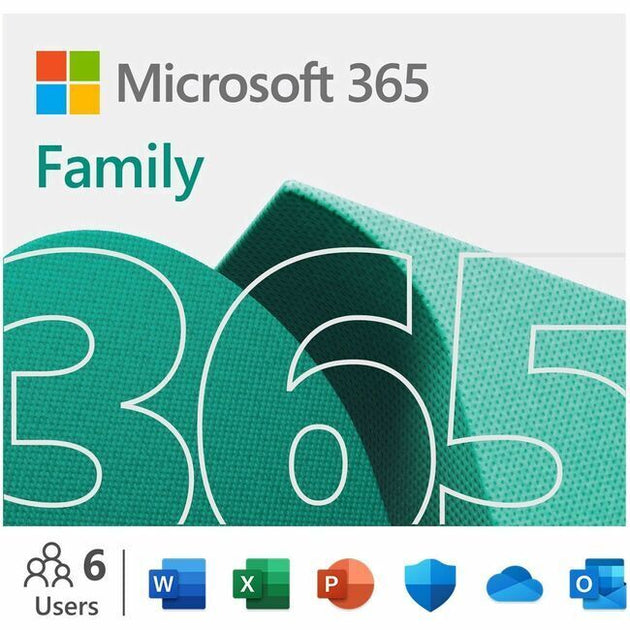 M365 FAMILY ENGLISH SUBSCR 1YR NA ONLY MEDIALESS P10 | PcHybrid